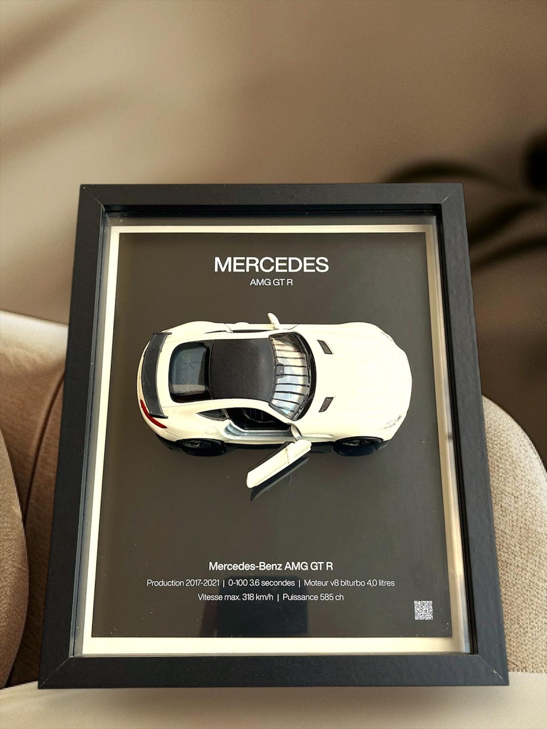 3D Frame Mercedes AMG GT R 19x23 Cm Decorative Frame Car Frame Home ...