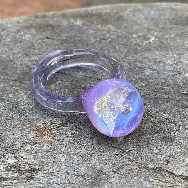 Borosilicate Glass Ring - Etsy