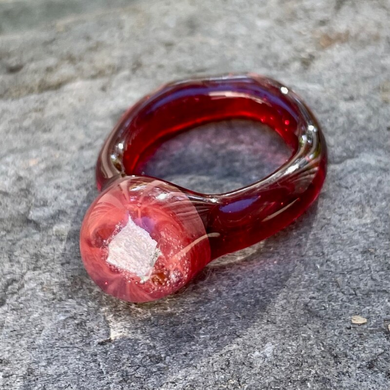 Borosilicate Glass Ring - Etsy
