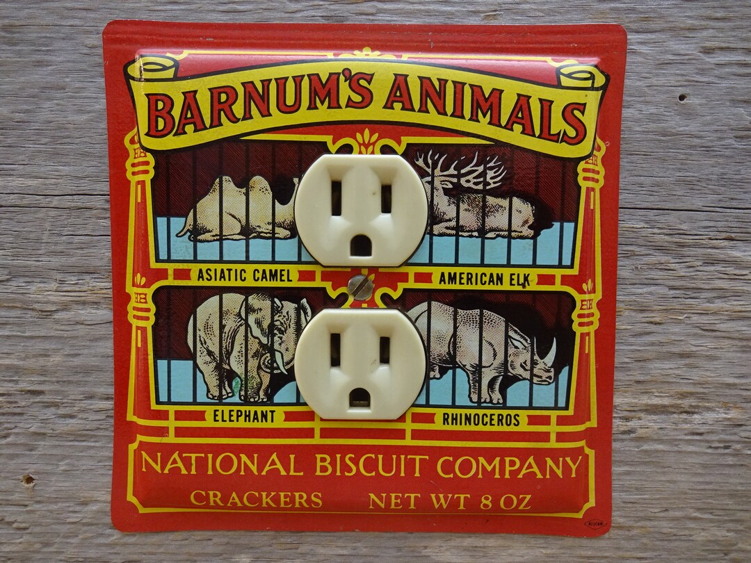Vintage Circus Animal Zoo Decor Decorative Outlet Cover Covers - Etsy