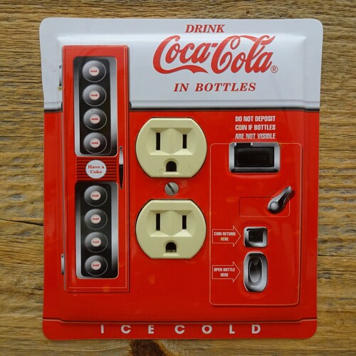 Coke Coca Cola Collectibles Outlet Covers Cover Plate Plates | Etsy
