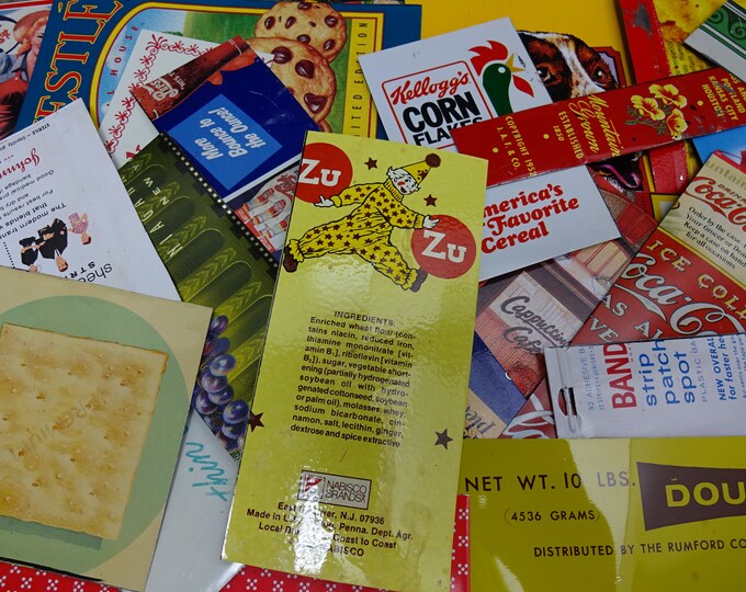 Tin Material Findings Large Pieces Vintage Advertising Tins One Pound ...