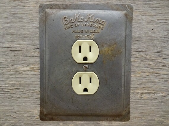 Unique Lighting Kitchen Decor Outlet Cover Bake King Baking - Etsy