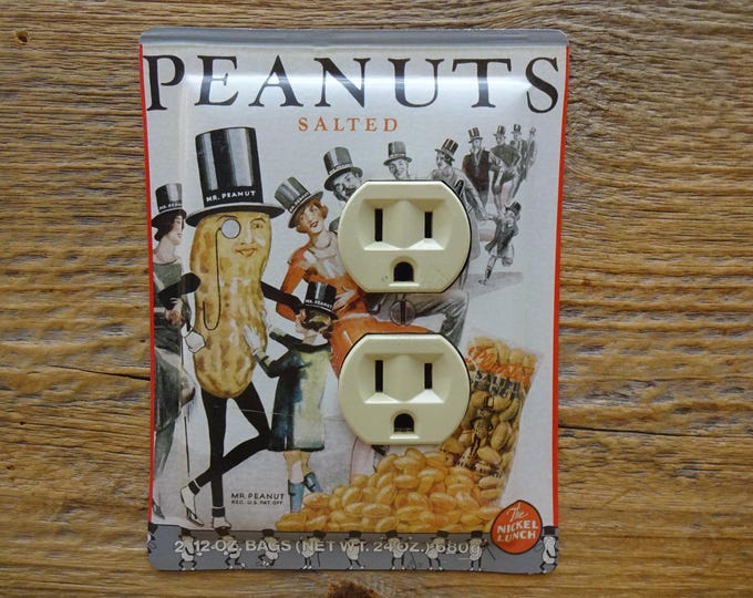 Kitchen Outlet Cover Covers Old Kitchenware Decor Planters Mr Peanut ...