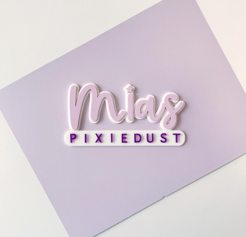 Acrylic Watermark for Business Name Sign Social Media Name Tag Business ...