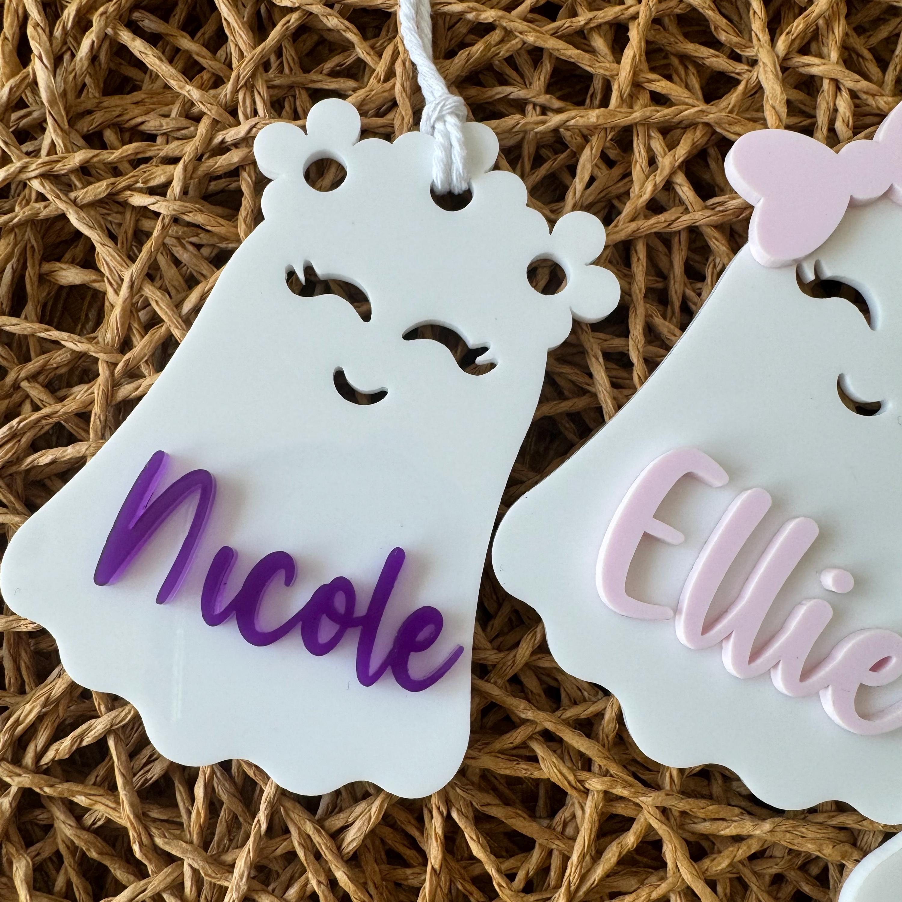 Halloween Boo Basket Tag Halloween Personalized Boo Bag Tag With Name ...