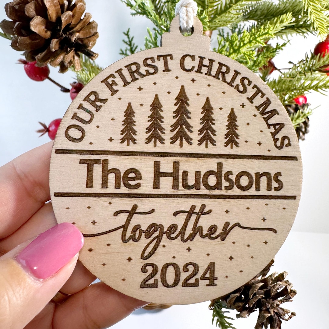 Our First Christmas Together Ornament Family Couple Christmas Ornament ...
