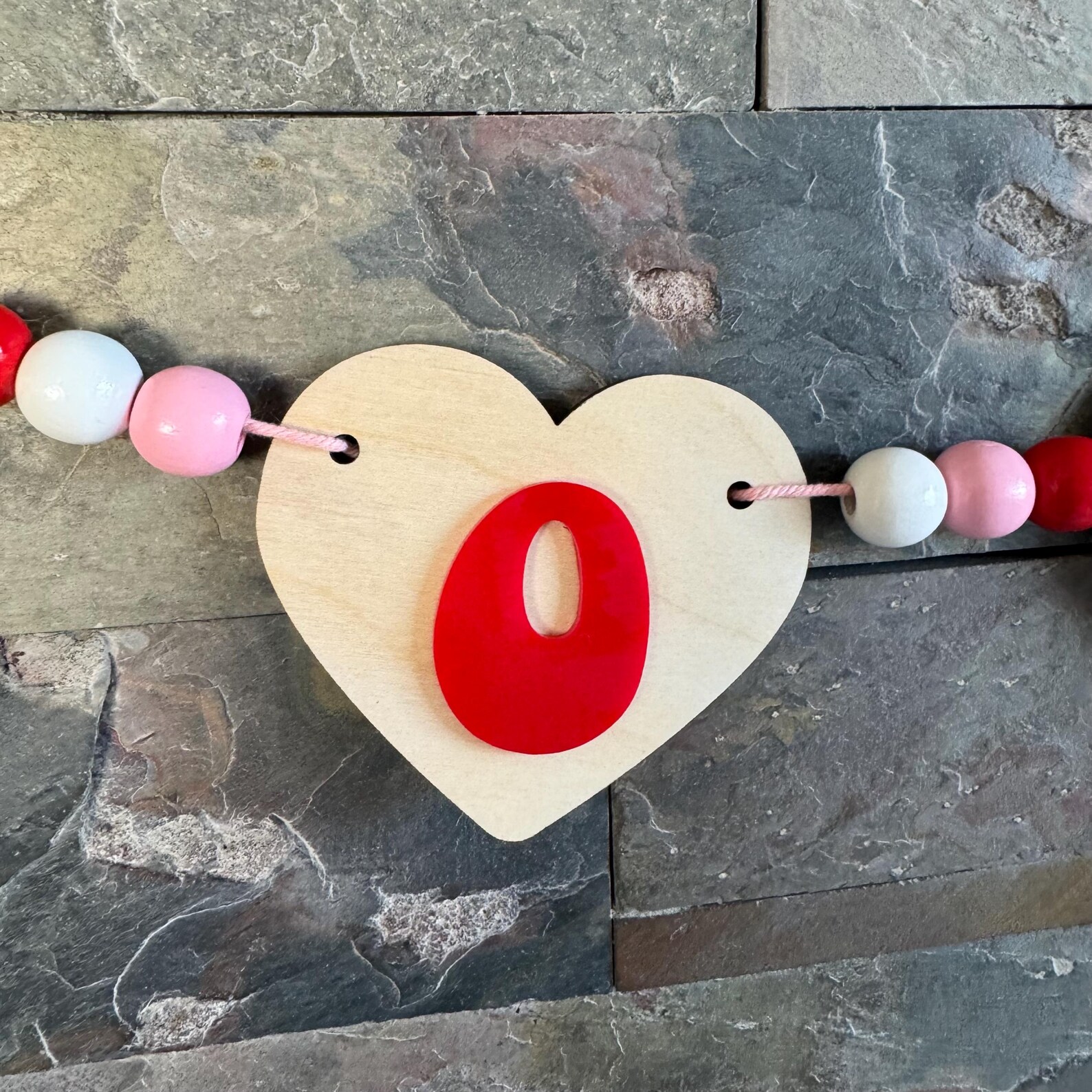 Xoxo Wooden Valentines Banner Hearts Theme Valentines Decorations Xoxo ...