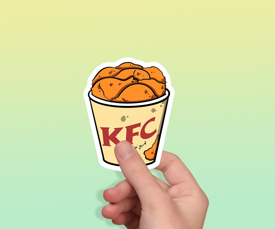 Kfc Outdoor Indoor Sticker Decal for Cars Vehicles Laptops Waterproof ...