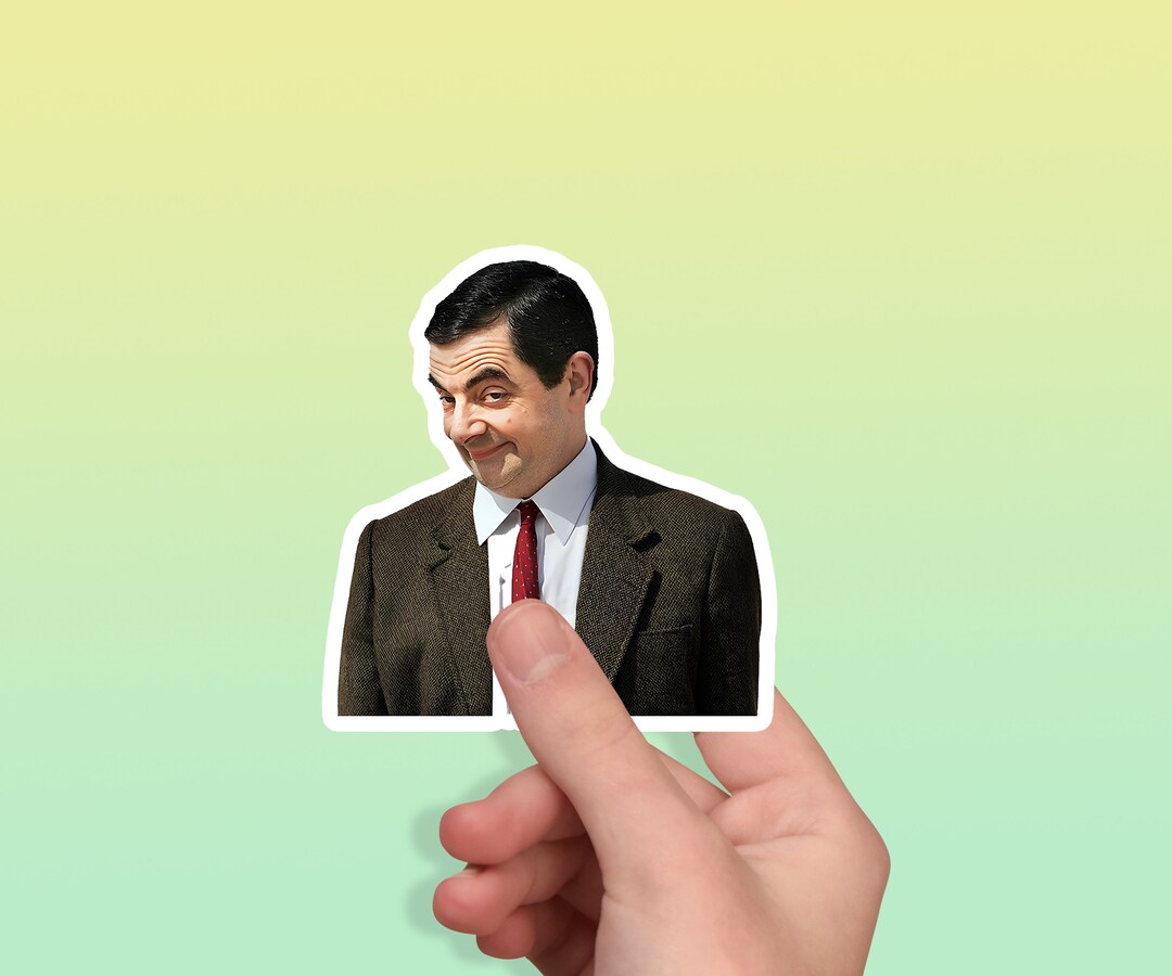 Mr Bean Outdoor Indoor Sticker Decal for Cars Vehicles Laptop ...