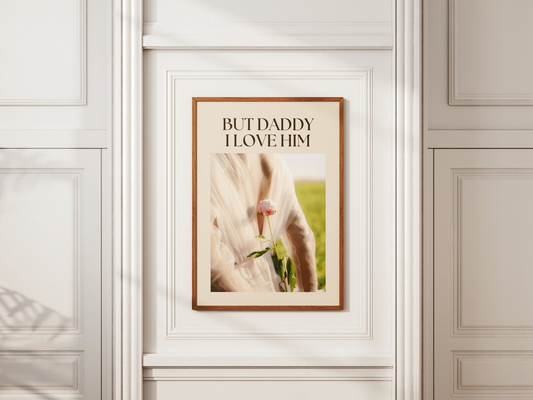But Daddy I Love Him Print, TTPD Minimalist Design, the Tortured Poets ...