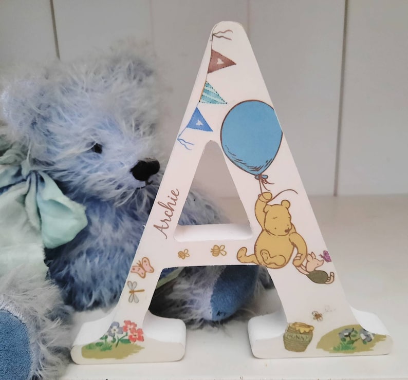 Personalised Wooden Letter Handmade Wooden Freestanding - Etsy