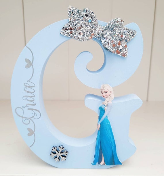 Frozen Wooden Letters Wooden Letters Waltograph Font MDF 10 60cm