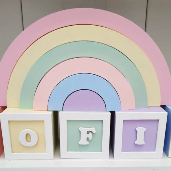 Letter Blocks - Etsy