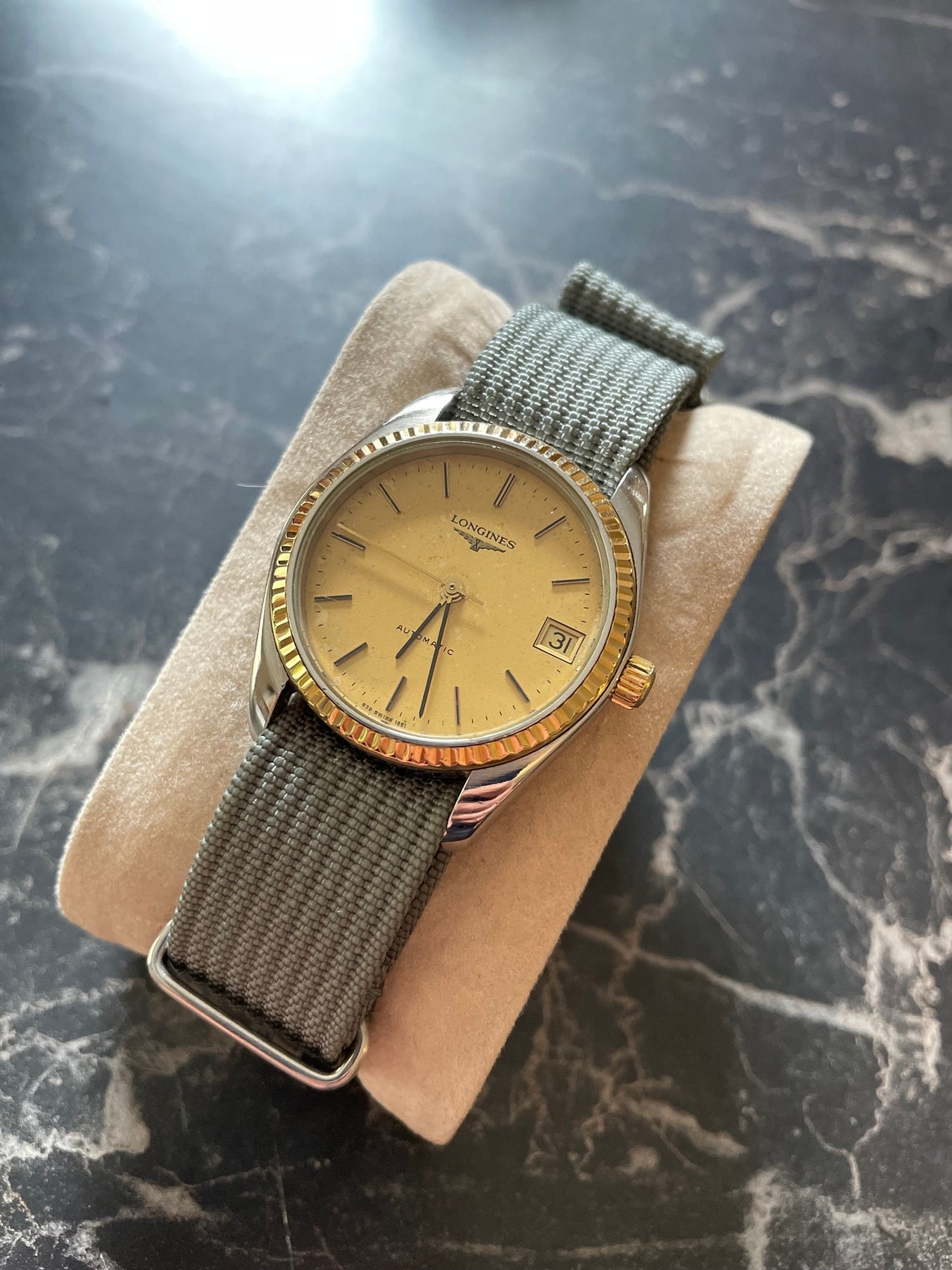 Vintage Longines Automatic Fluted Bezel. Ref. 1661. - Etsy
