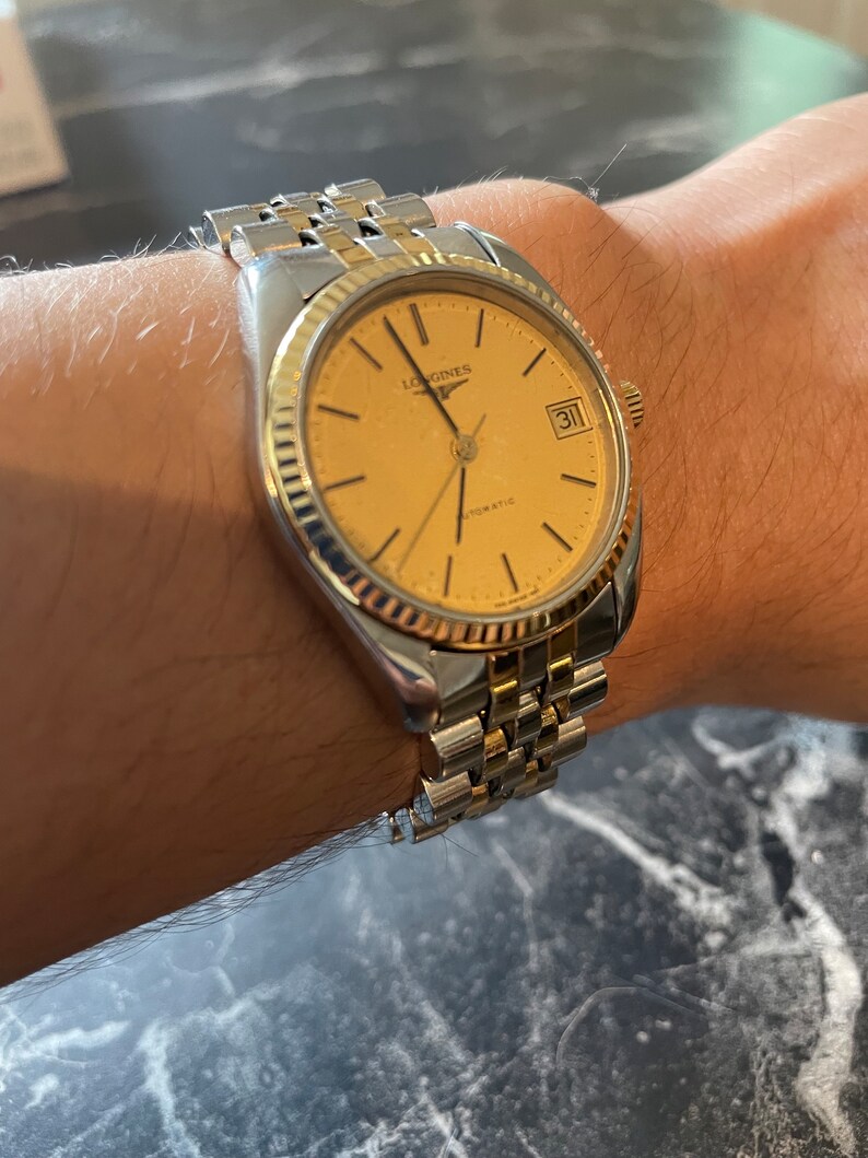 Vintage Longines Automatic Fluted Bezel. Ref. 1661. - Etsy