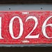 House Number With 4 Digits on 16x8 Inch Slate - Etsy