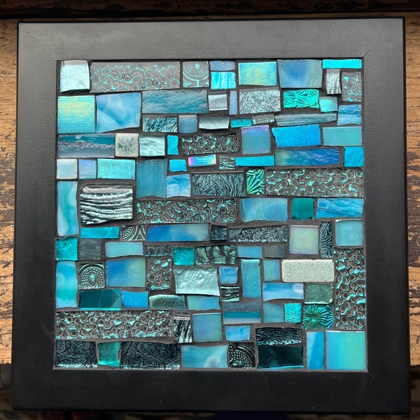 Blue Mosaic Tiles - Etsy