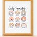 Boho Rainbow Instant Download, God's Promises Printable, Rainbow Wall ...