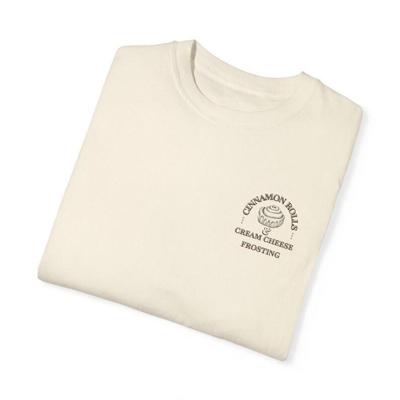 Novelty T-shirt 'cinnamon Rolls & Cream Cheese Frosting' Recipe Tee ...