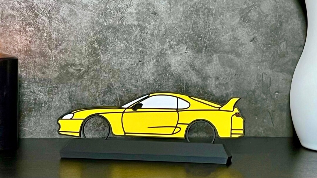 Toyota Supra MK4 Tabletop Display Wall Decoration Gift for Car Lovers ...
