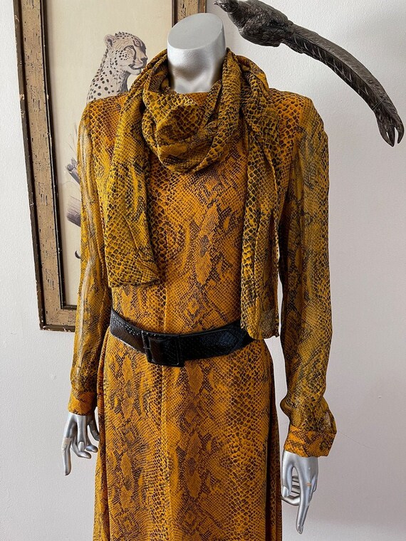 Reptile print dress - Gem