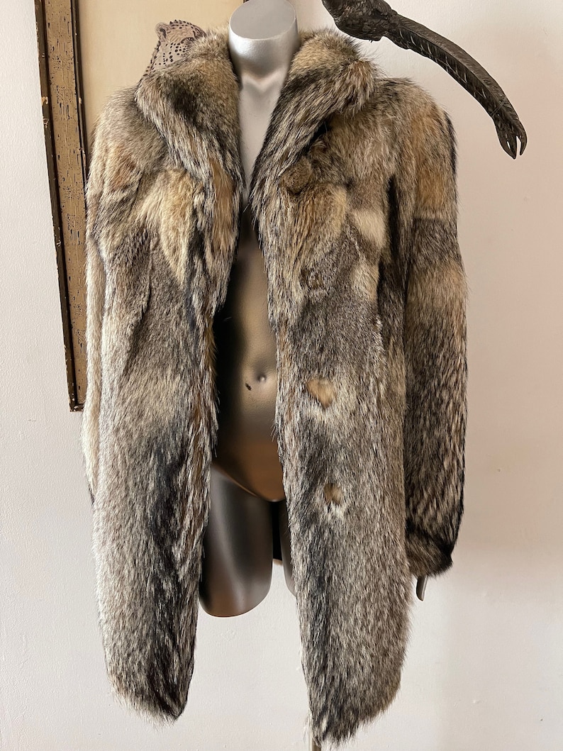 Absolutely Gorgeous Coyote Fur Coat - Etsy