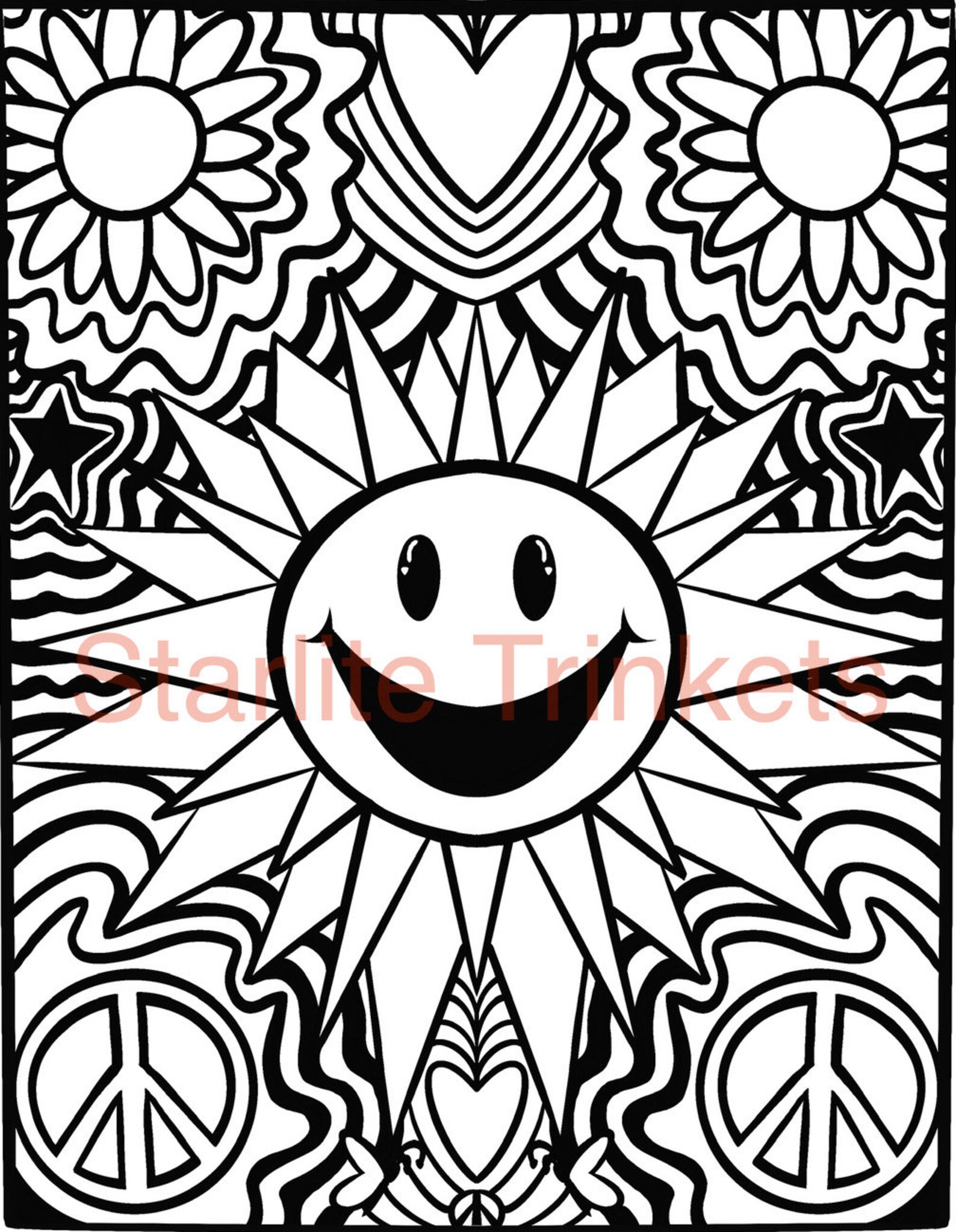 Sunshine Day PRINTABLE Coloring Page - Fun, Hobbies, Activities ...