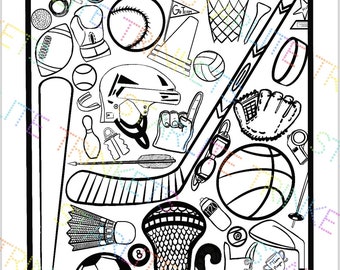 Sunshine Day PRINTABLE Coloring Page - Fun, Hobbies, Activities ...