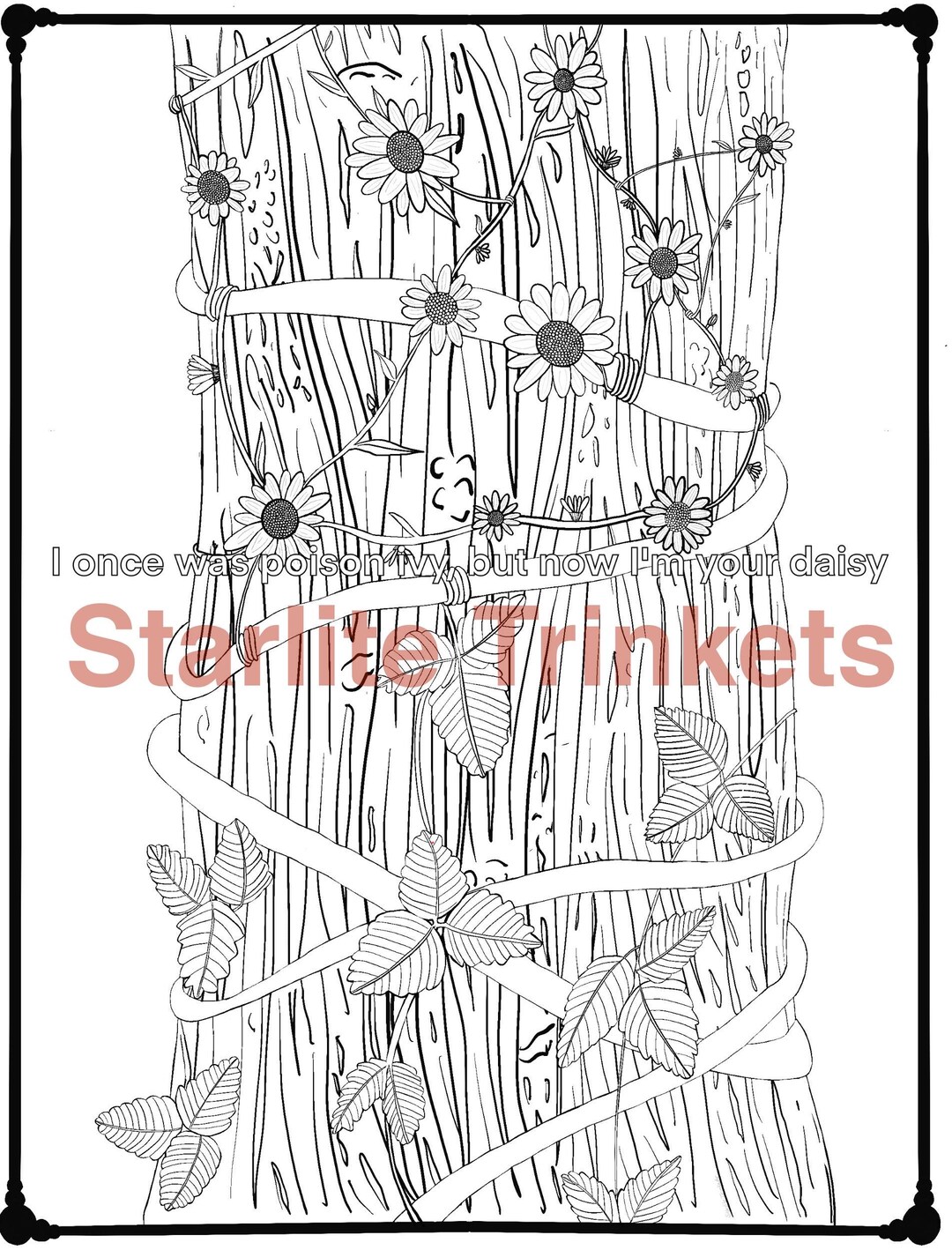 Dont Blame Me Doodle PRINTABLE Coloring Page Inspired by Taylor Swift ...