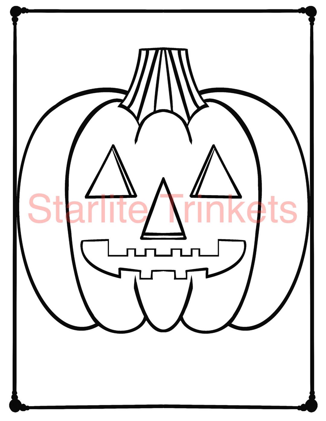 Pumpkin & Jack-o’-lantern PRINTABLE Coloring Page - Fun, Hobbies ...