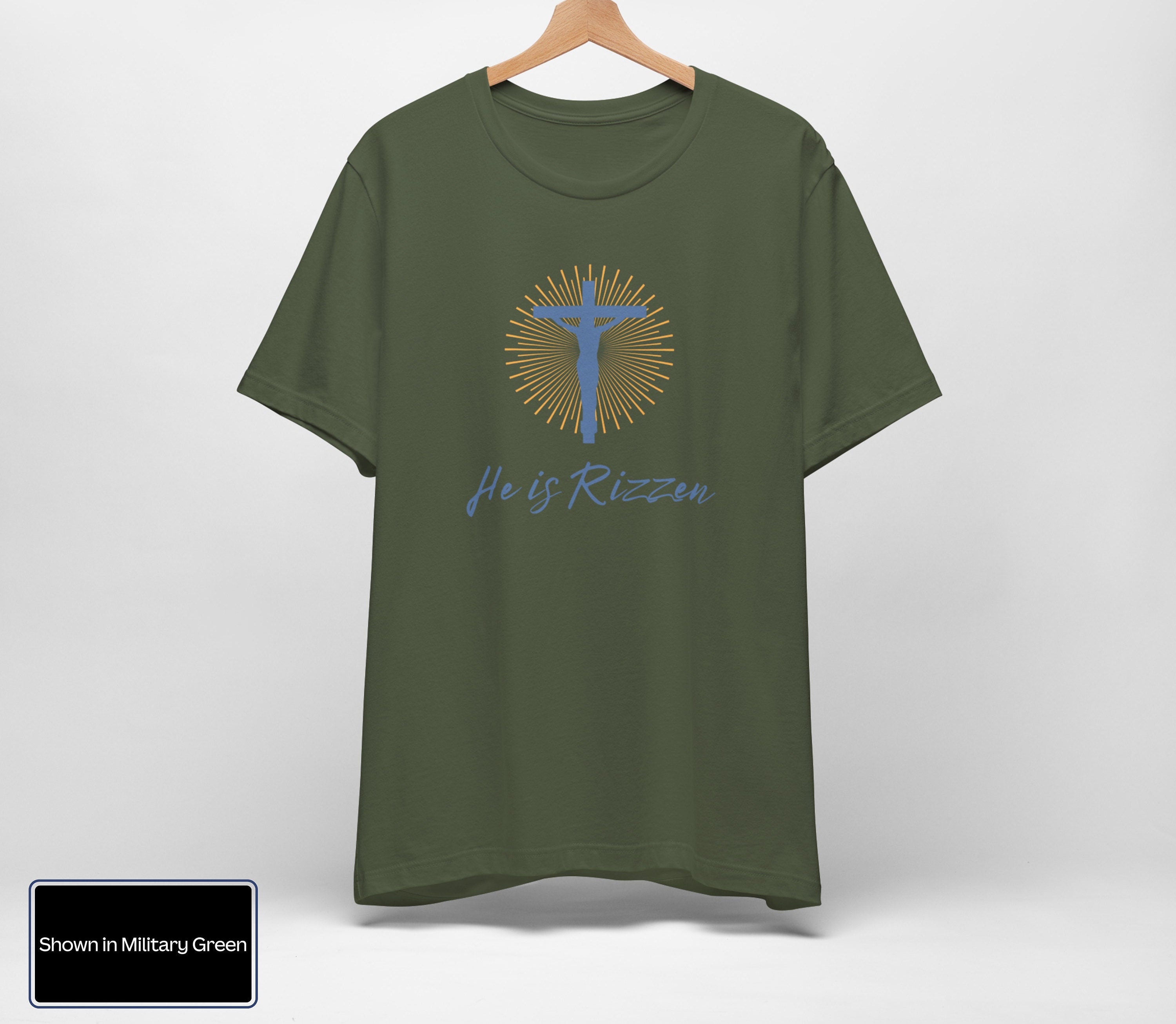 He is Rizzen: Funny Jesus Easter Meme T-shirt | Gen Z Lingo Gag Gift ...