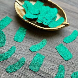 Glitter Pickle Confetti, Pickle Table Scatter, Cardstock Confetti ...
