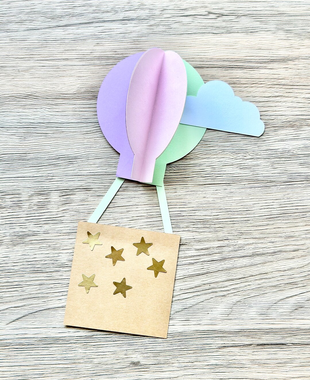 Hot Air Balloon Paper Craft Kit Hot Air Balloon Arts & Crafts Kit for ...