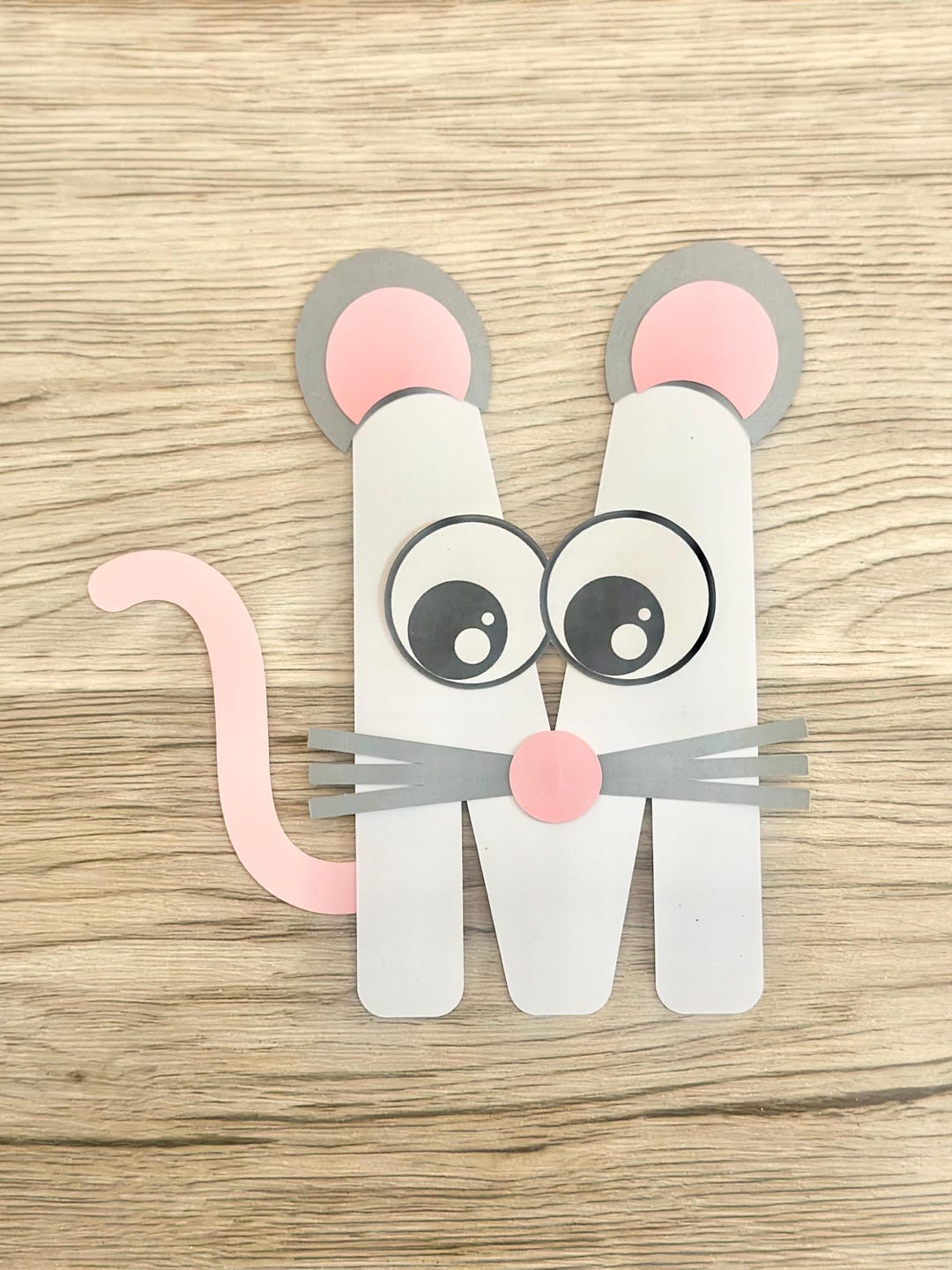 M is for Mouse Paper Craft Kit Alphabet Arts & Crafts Kit for Kids Pre ...