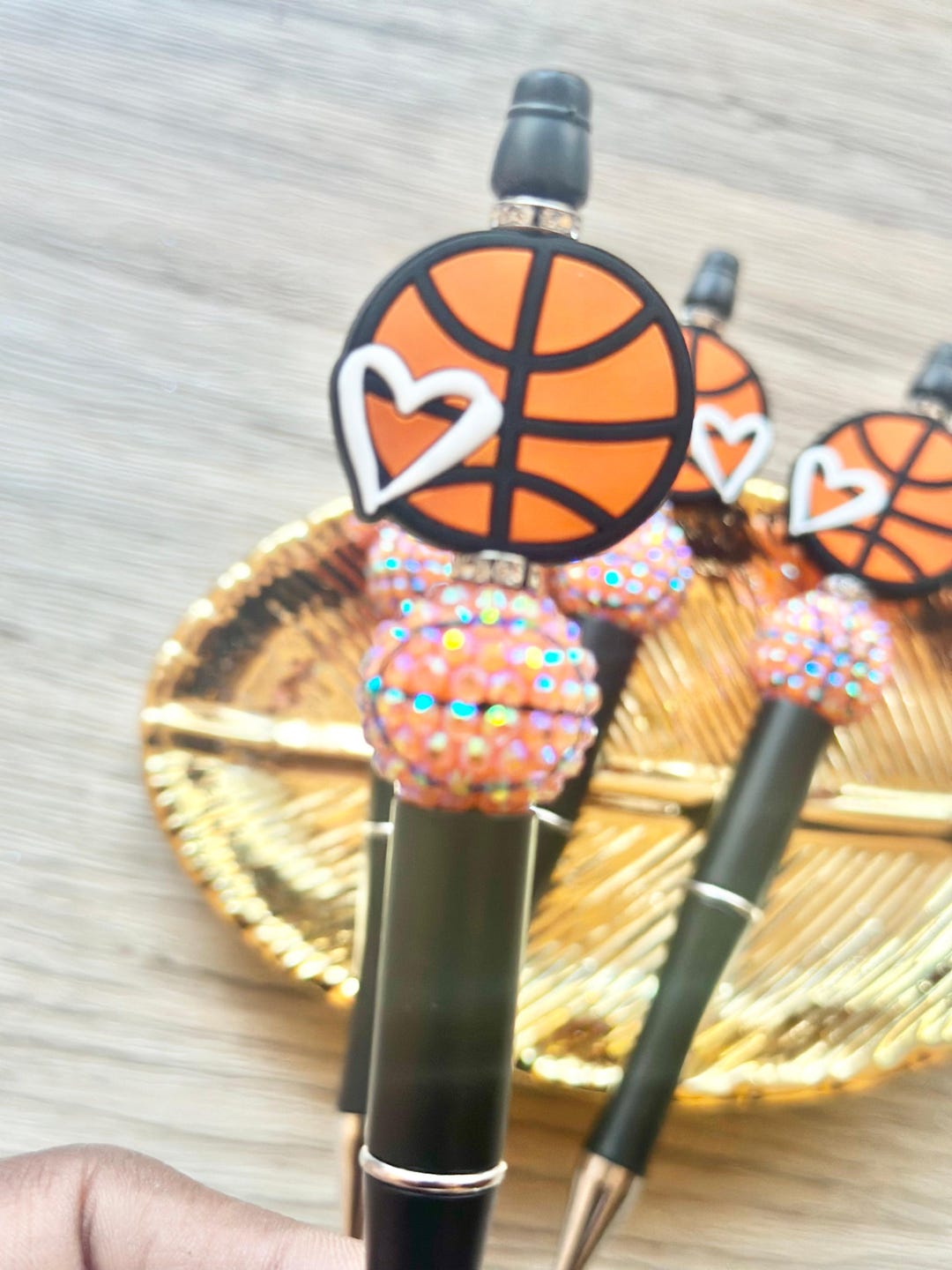 Basketball Beaded Pen - Etsy