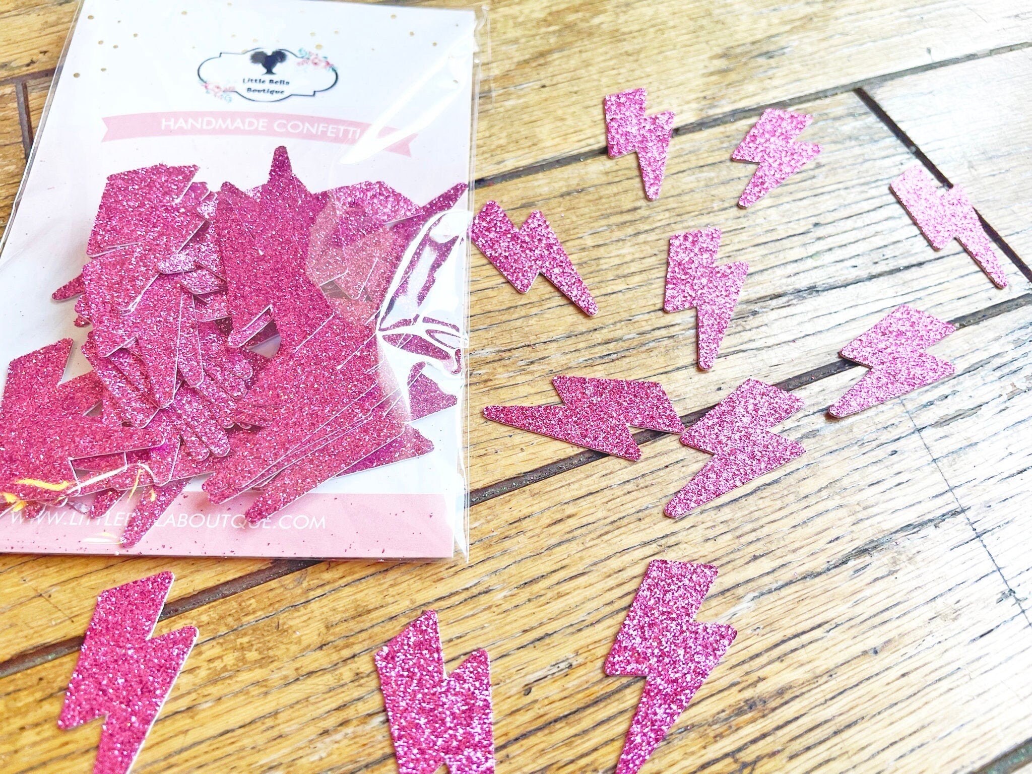 Glitter Lightning Bolt Confetti Lightning Bolt Table Scatter - Etsy