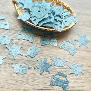 Glitter Police Confetti, Law Enforcement Party, Heroes, Police Birthday ...