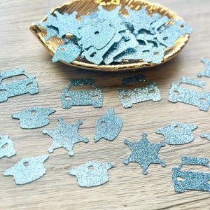 Glitter Police Confetti, Law Enforcement Party, Heroes, Police Birthday ...