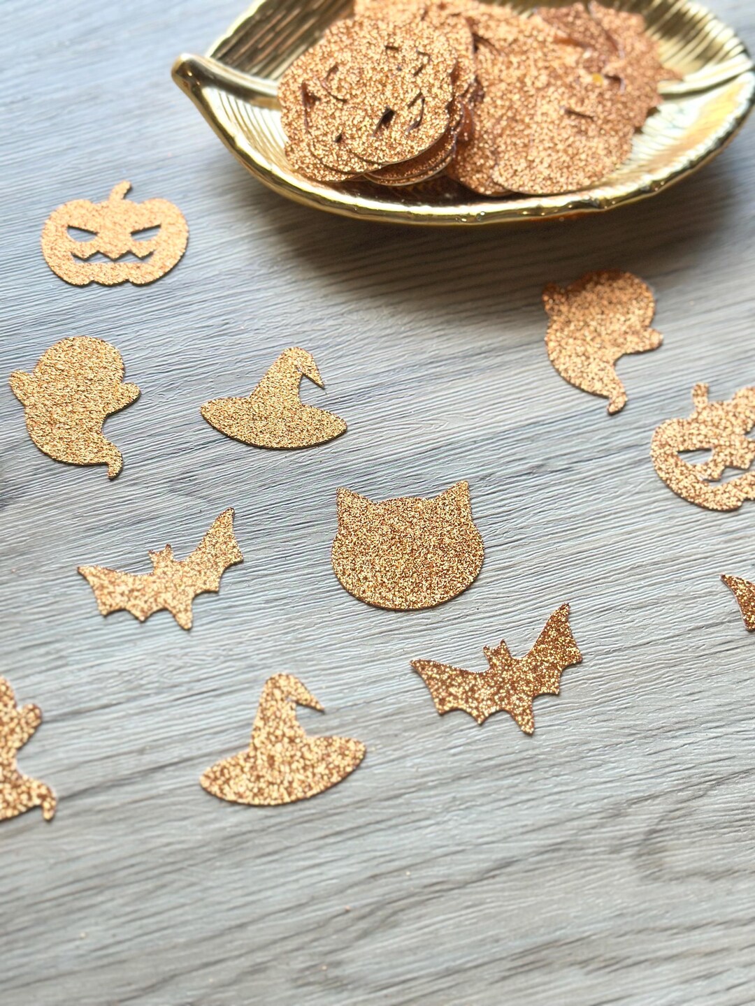 Glitter Halloween Confetti, Spooky Party, Trick or Treat Table Scatter ...