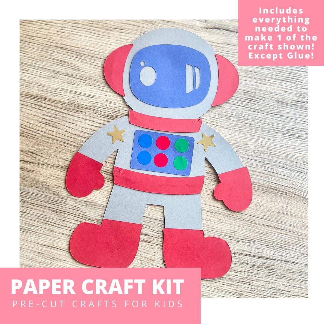 Astronaut Paper Craft Kit, Astronaut Arts & Crafts Kit for Kids ...