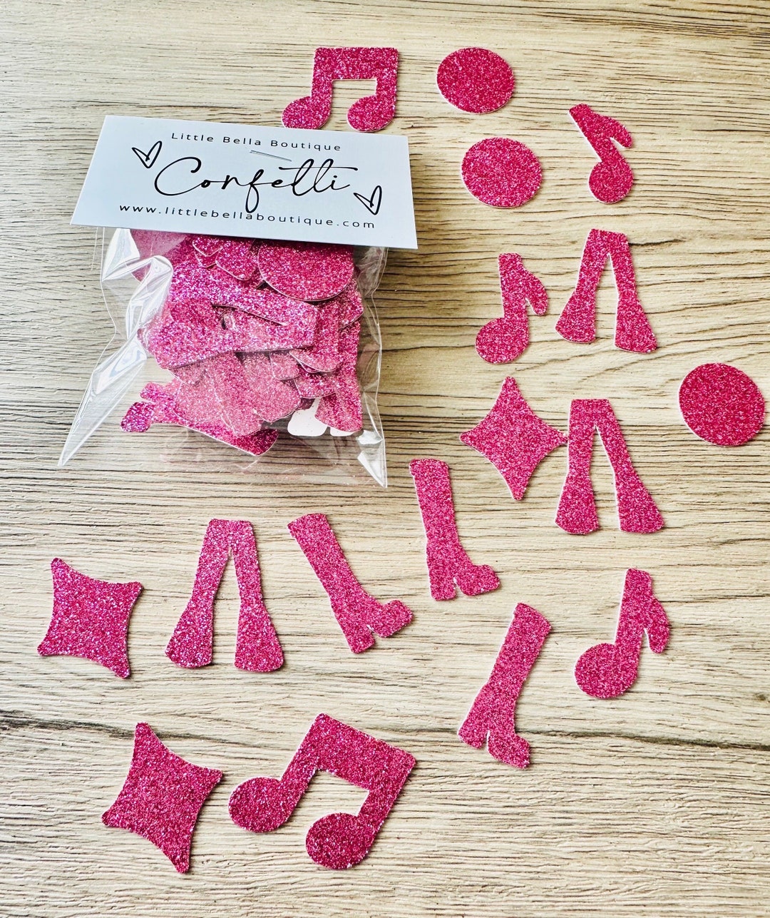Glitter Disco Confetti, Disco Party Table Scatter, Cardstock Confetti ...