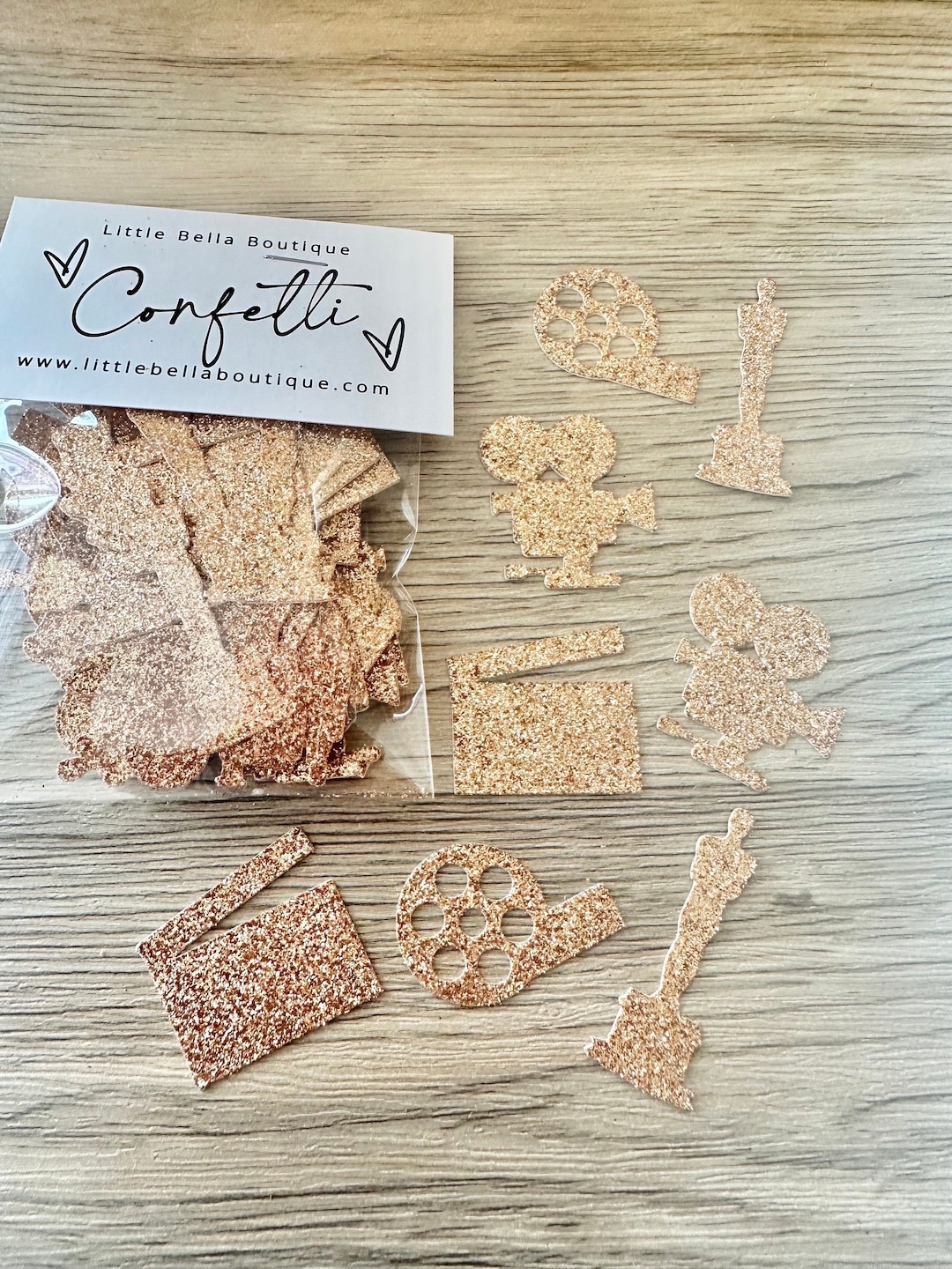 Glitter Movie Party Confetti, Movie Party Table Scatter, Cardstock ...