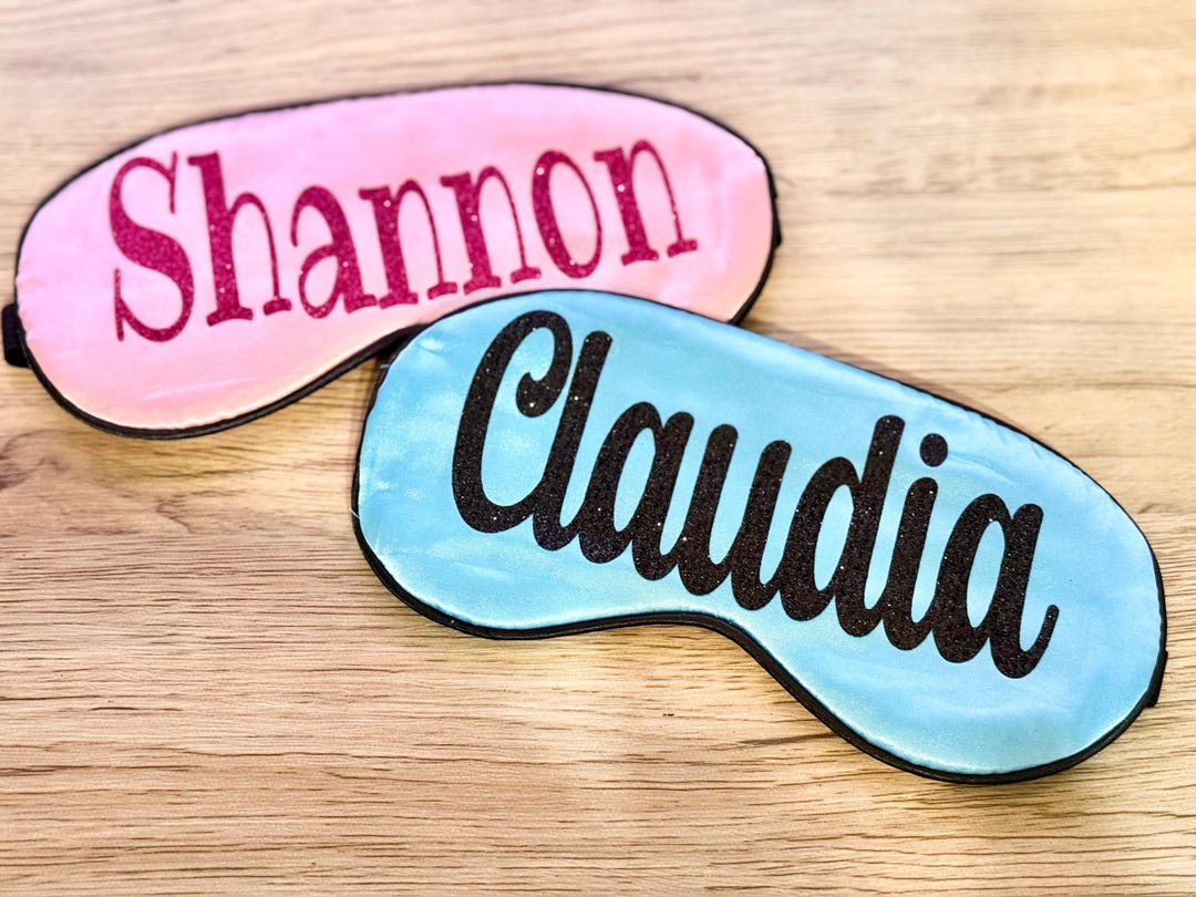 Personalized Sleep Masks, Personalized Eye Masks, Custom Eye Masks, Eye ...