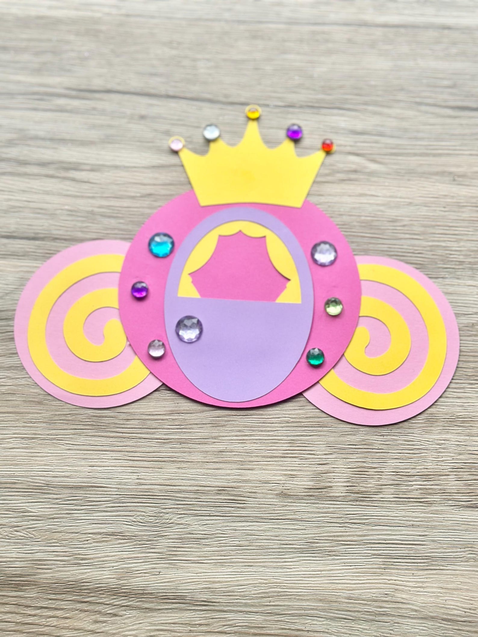 Princess Carriage Paper Craft Kit, Princess Carriage Arts & Crafts Kit ...