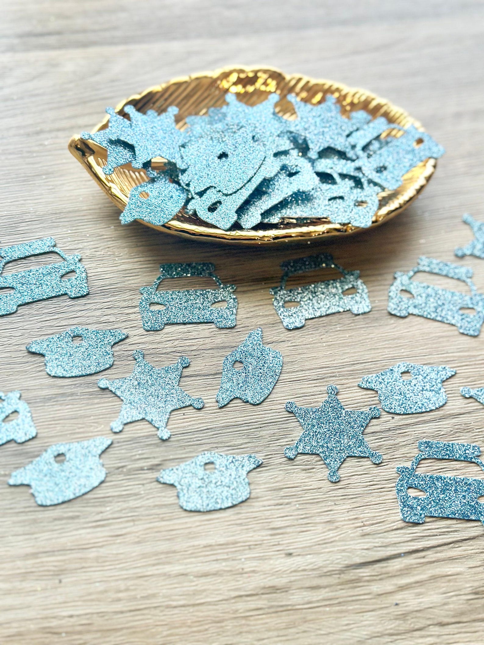 Glitter Police Confetti, Law Enforcement Party, Heroes, Police Birthday ...