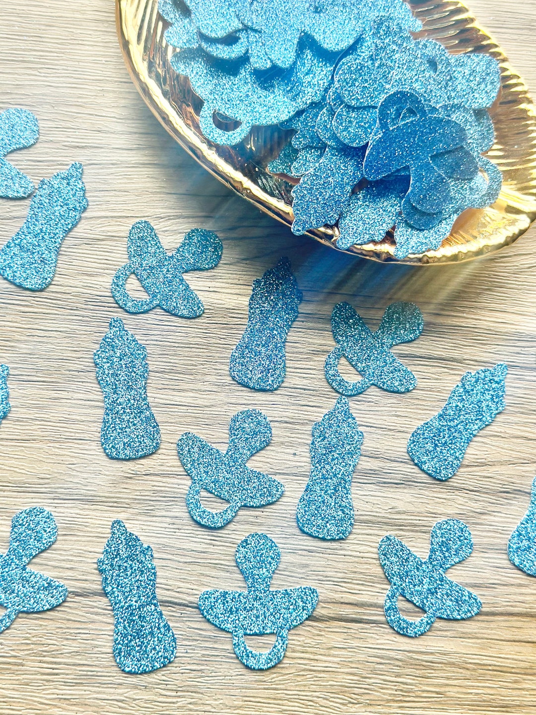 Glitter Baby Bottles and Pacifiers Confetti, Baby Bottles and Pacifiers ...