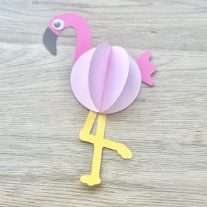 Flamingo Paper Craft Kit, Flamingo Arts & Crafts Kit for Kids, Flamingo ...