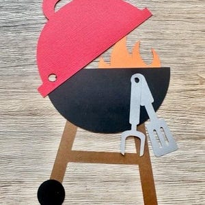 BBQ Grill Paper Craft Kit BBQ Grill Arts & Crafts Kit for Kids BBQ ...