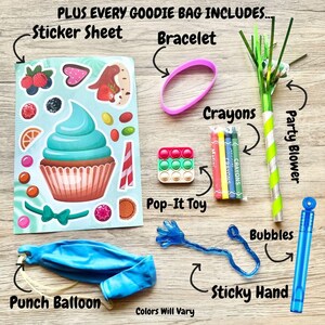 Fire Truck Party Favor Bag, Firefighter Pre-filled Goodie Bags, Craft ...